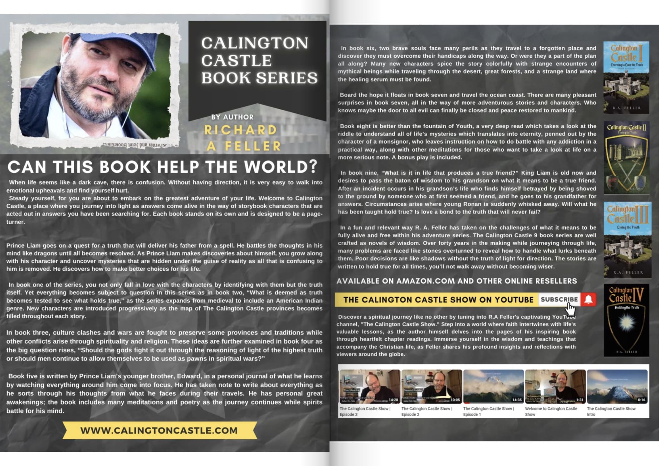 Magazine Article about the First 9 Books of Calington Castle